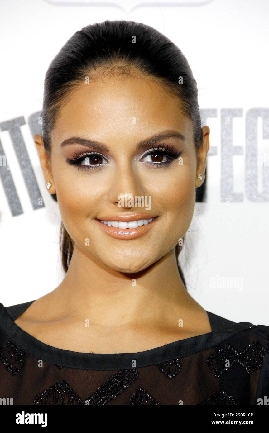 Pia Toscano at the Los Angeles premiere of 'Pitch Perfect' held at the ...