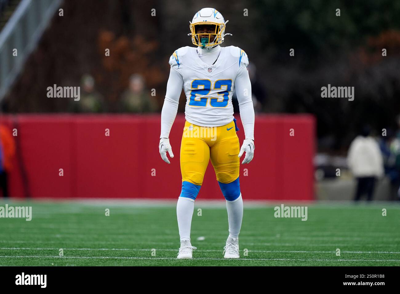 Los Angeles Chargers safety Tony Jefferson (23) plays against the New ...