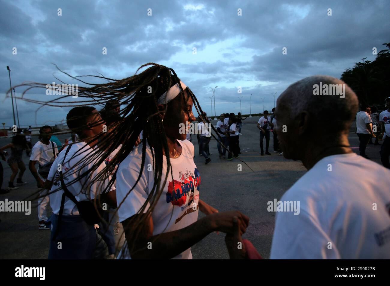 People gather to take part in the traditional dance known as "Casino en ...