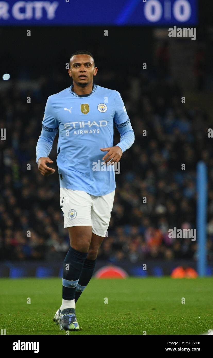 Manuel Akanji in action during the UEFA 2024 Champions League group ...