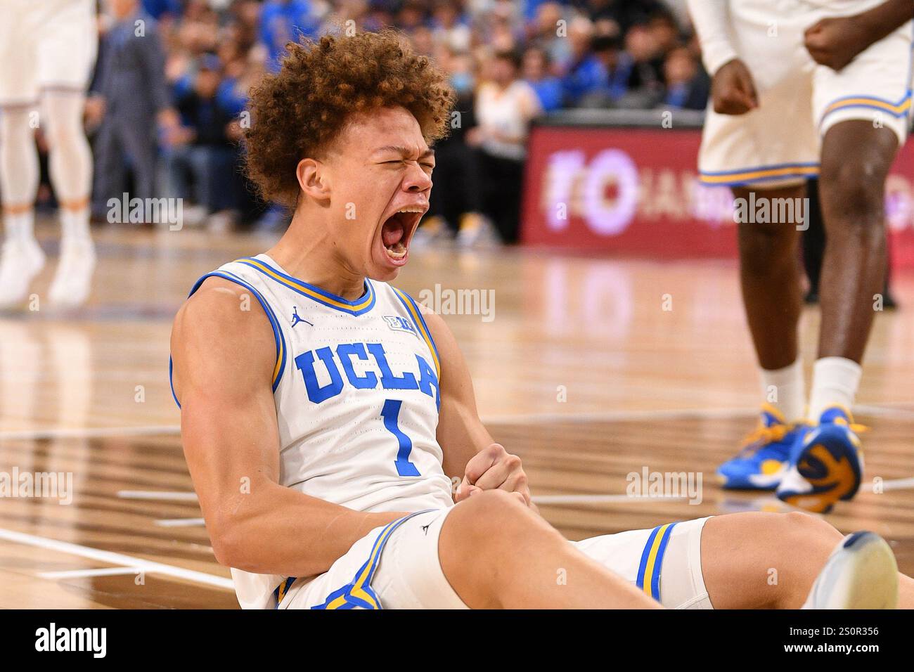 INGLEWOOD, CA - DECEMBER 28: UCLA Bruins guard Trent Perry (1 ...