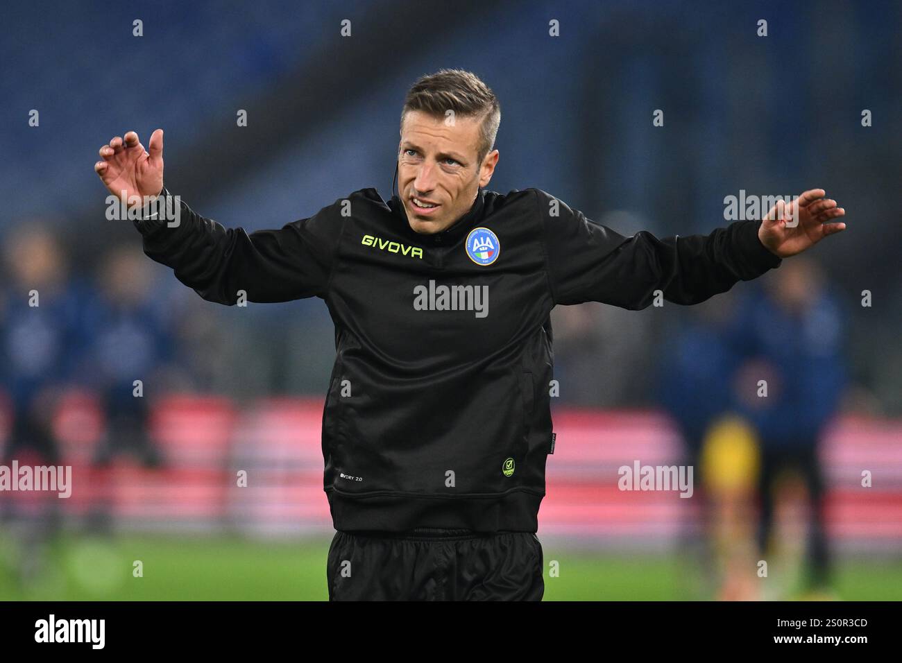 Rome, Italy. 28th Dec 2024. Referee Davide Massa during the 18th day of ...