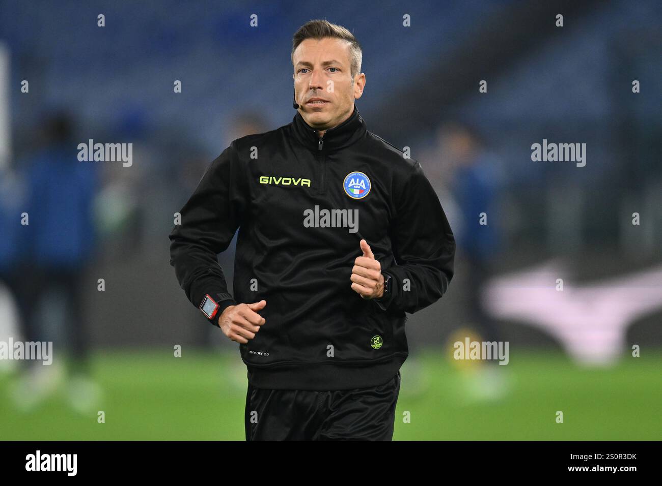 Rome, Italy. 28th Dec 2024. Referee Davide Massa during the 18th day of ...