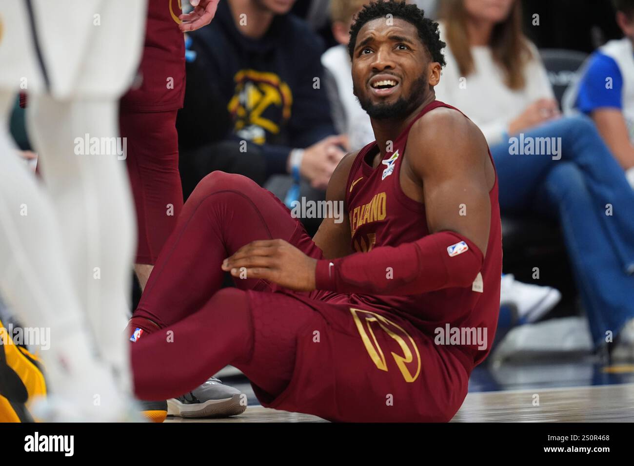 Cleveland Cavaliers guard Donovan Mitchell (45) in the second half of ...