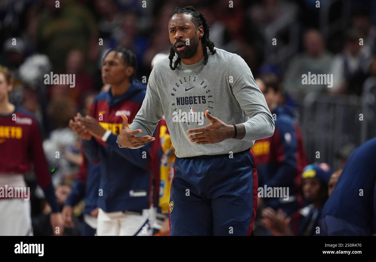 Denver Nuggets center DeAndre Jordan (6) in the second half of an NBA ...