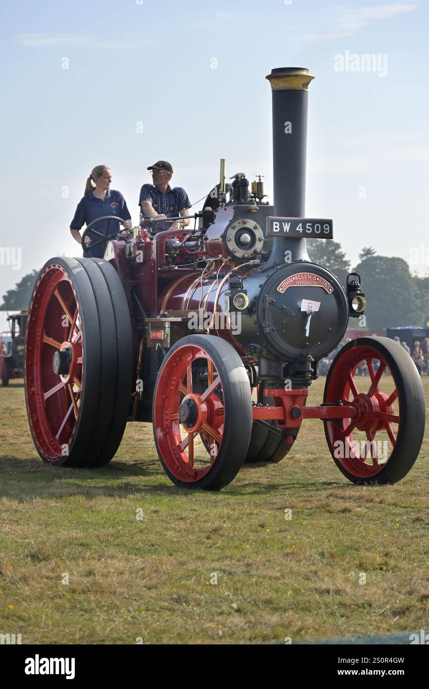 vintage steam traction engine, john allen & sons, henham, suffolk ...