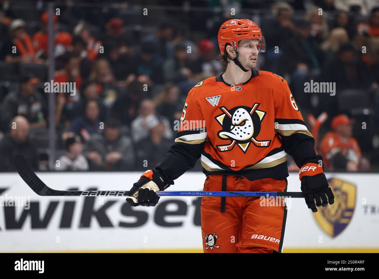 Anaheim Ducks defenseman Jacob Trouba (65) skates against the ...