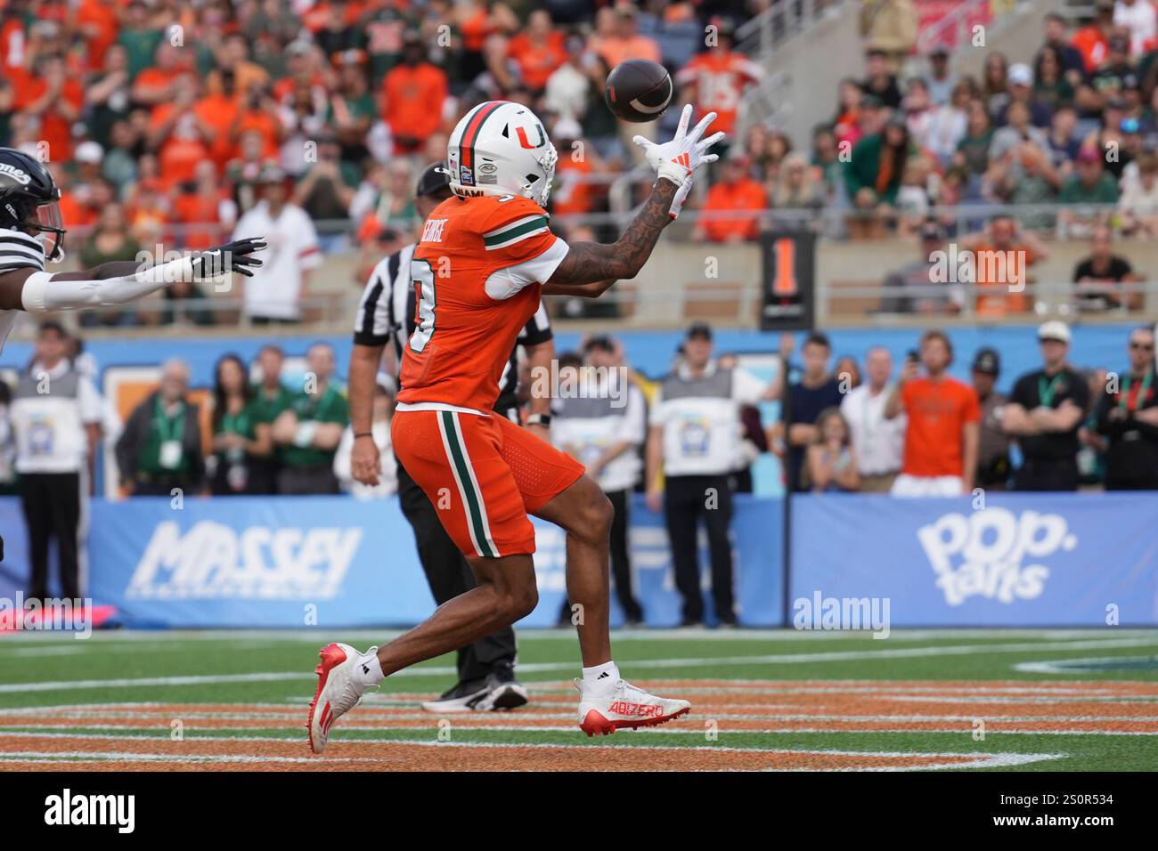 ORLANDO, FL - DECEMBER 28: Miami Hurricanes wide receiver Jacolby ...