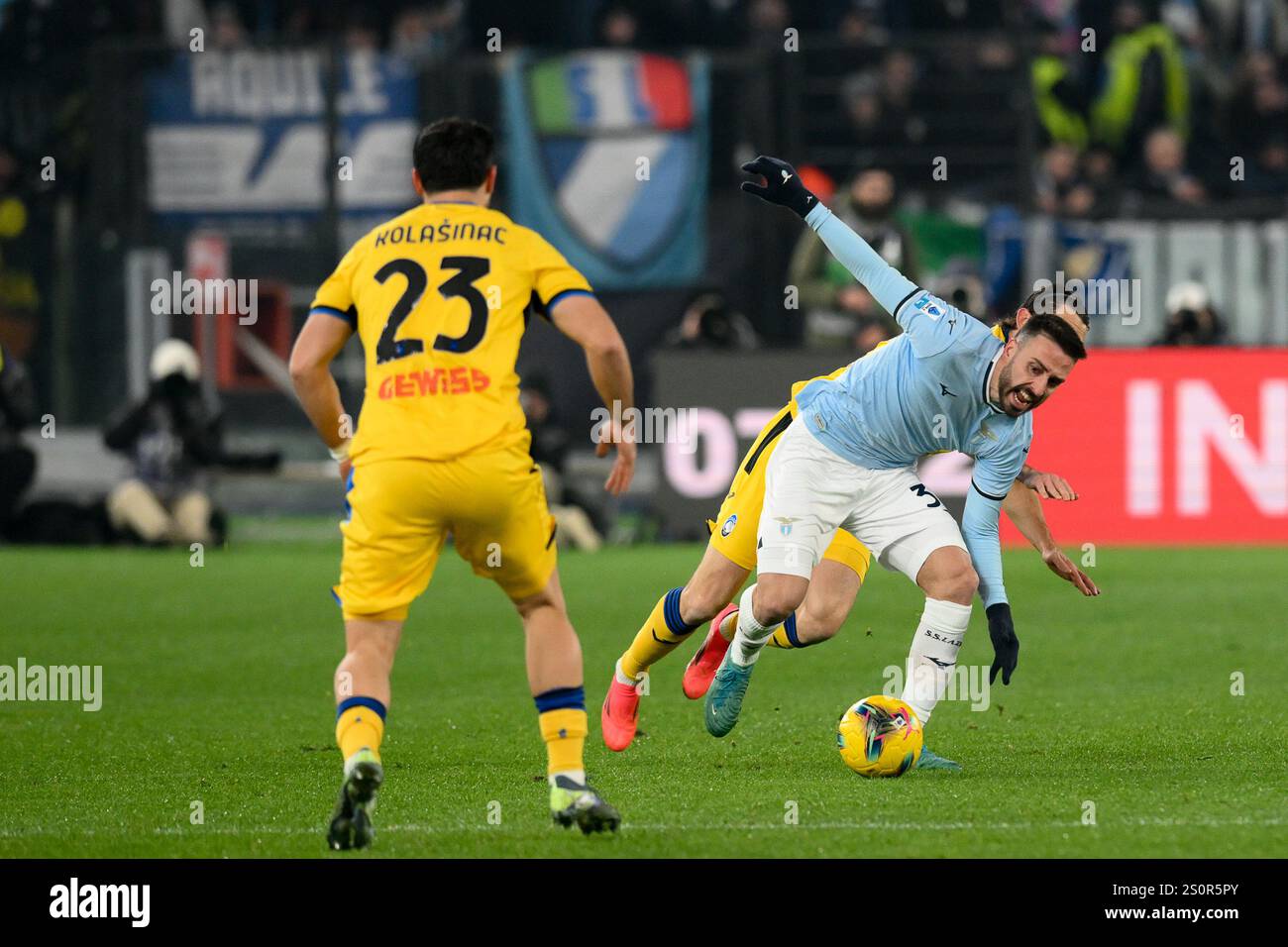 Rome, Italy. 28th Dec, 2024. Olimpico Stadium, Rome, Italy - Mario Gila ...