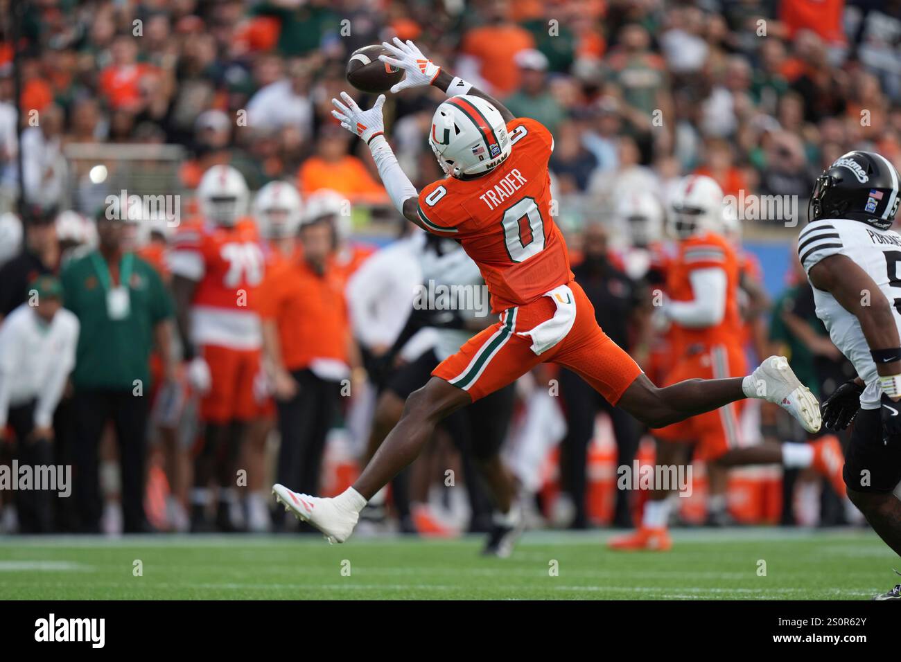 ORLANDO, FL - DECEMBER 28: Miami Hurricanes wide receiver Joshisa ...