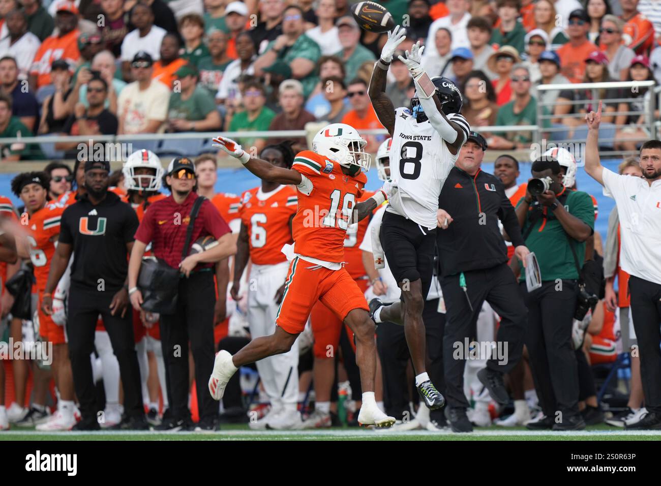 ORLANDO, FL - DECEMBER 28: Iowa State Cyclones wide receiver Isaiah ...