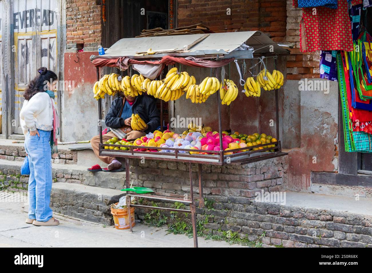 Nepal bananas hi-res stock photography and images - Alamy