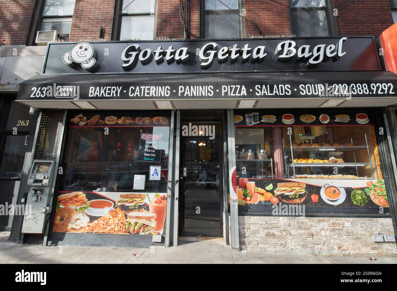 Gotta Getta Bagel store on First Avenue in the East VIllage of ...