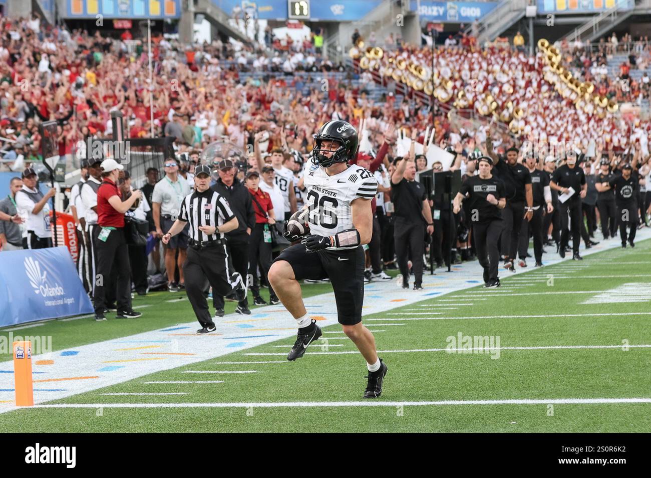 Orlando, FL, USA. 28th Dec, 2024. Iowa State's Carson Hansen (26 ...