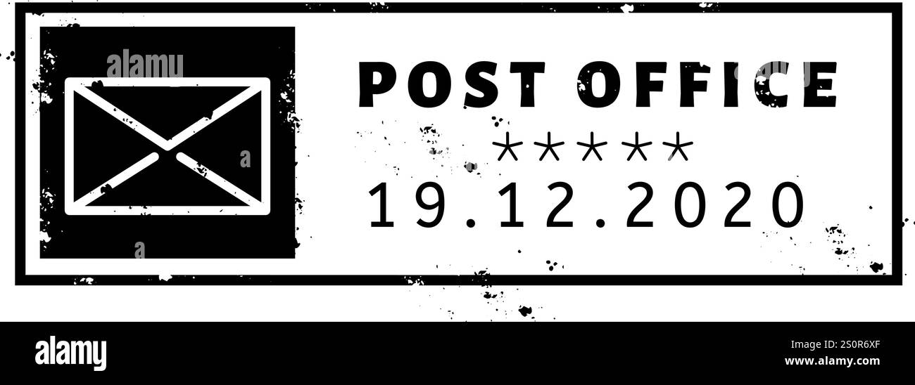 Franking stamp Stock Vector Images - Alamy