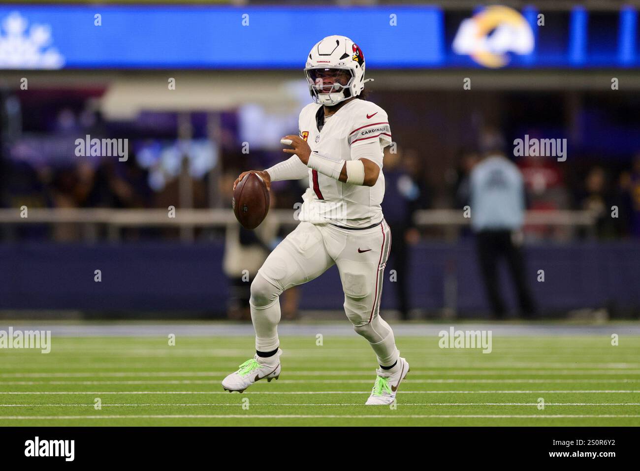 Arizona Cardinals quarterback Kyler Murray (1) runs during the first ...
