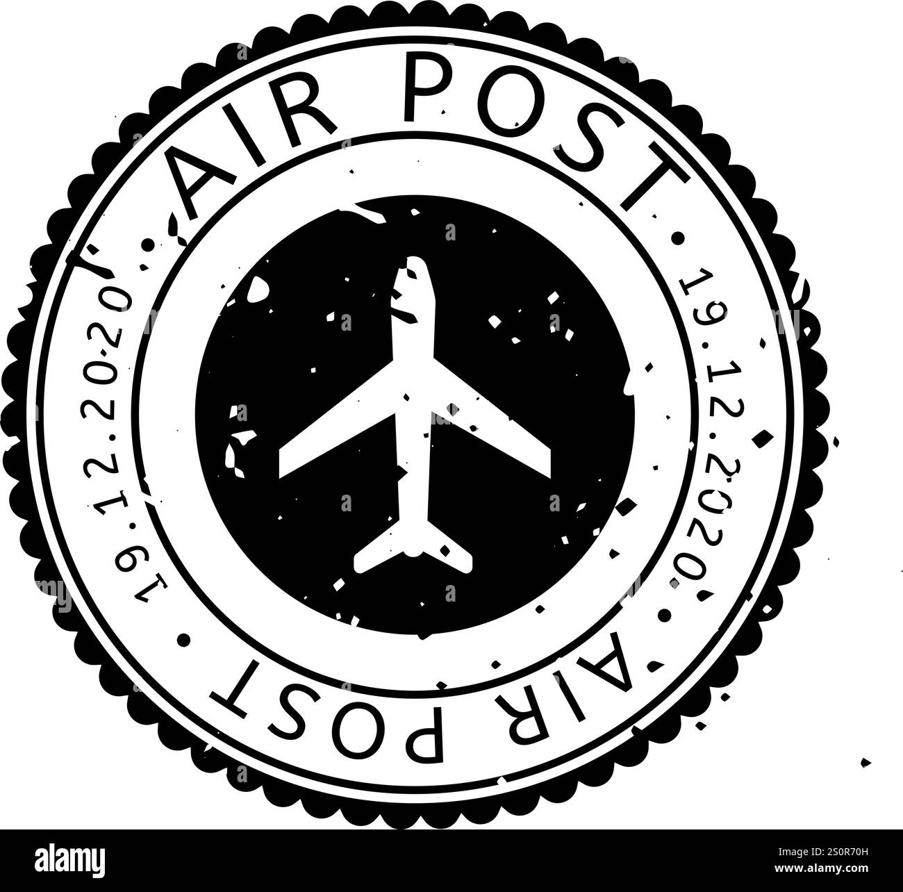 Airmail parcel Black and White Stock Photos & Images - Alamy