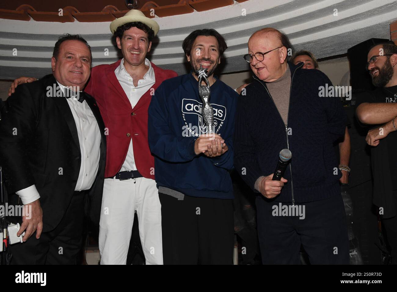 Capri, Italy. 28th Dec, 2024. Herbert Ballerina, Massimo Boldi, Pascal ...