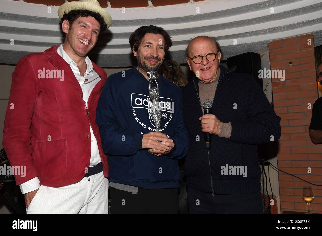 Capri, Italy. 28th Dec, 2024. (L-R) Herbert Ballerina, Massimo Boldi ...