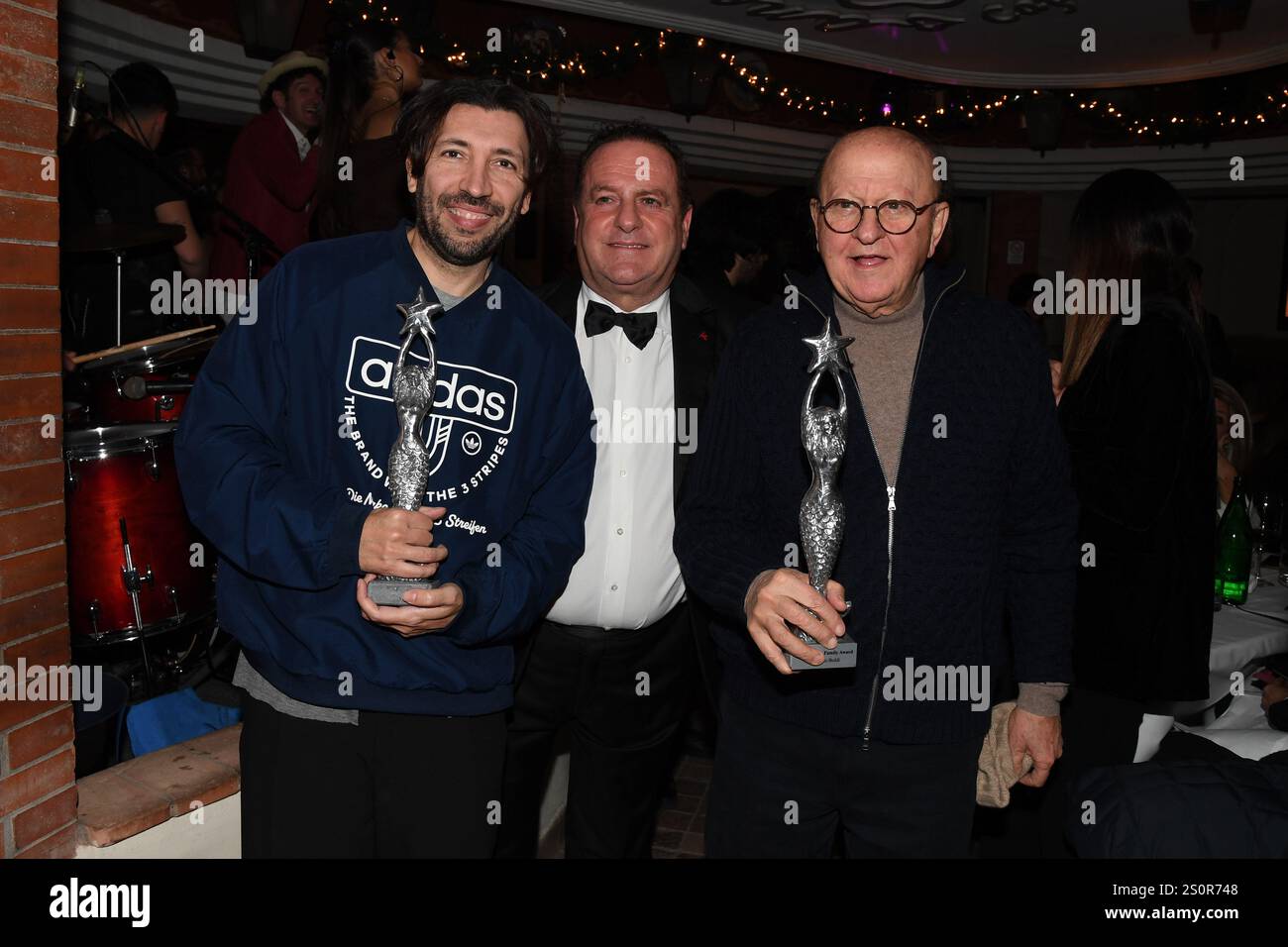 Capri, Italy. 28th Dec, 2024. (L-R) Herbert Ballerina, Massimo Boldi ...