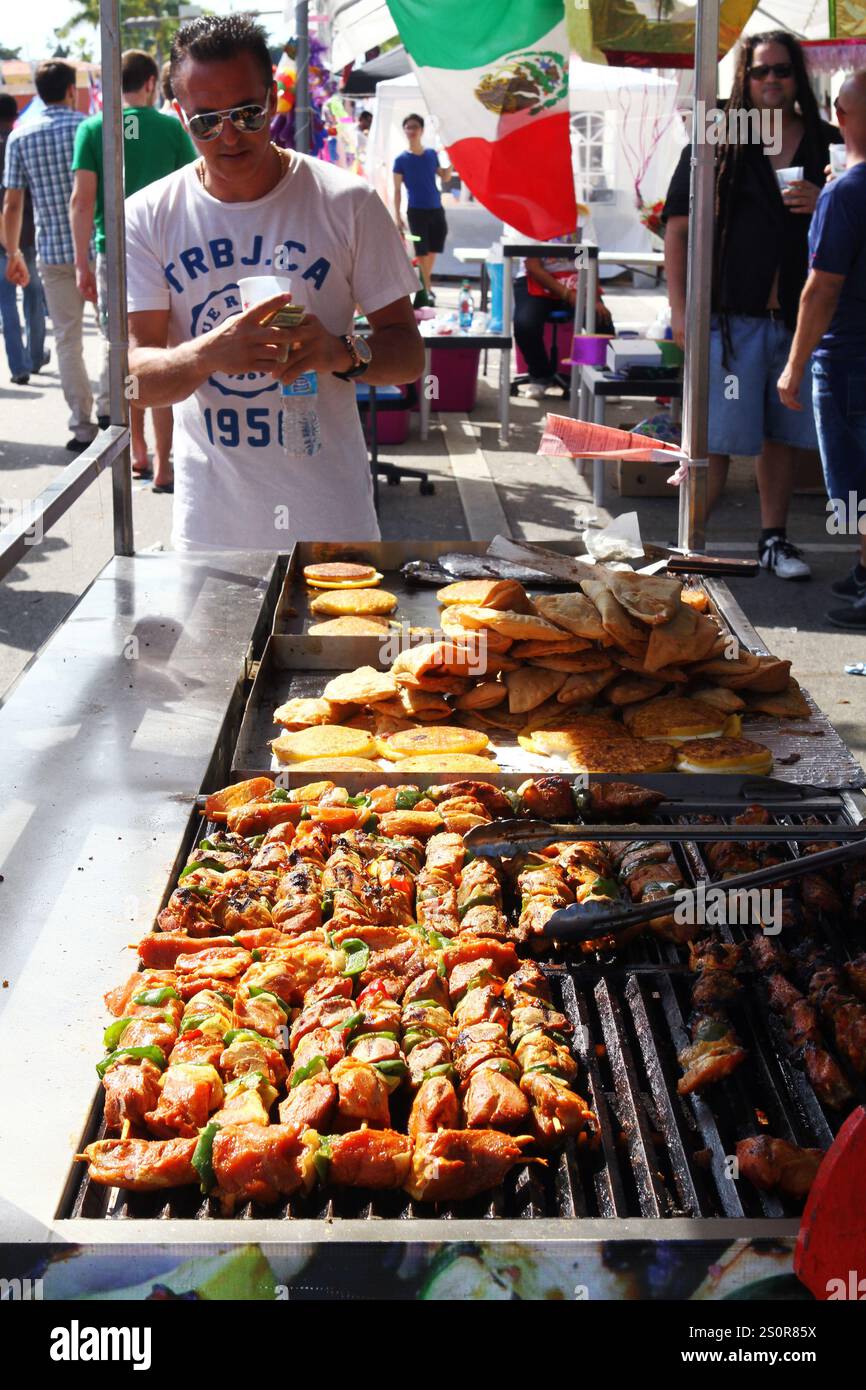 MIAMI, FLORIDA: Annual street fair and cultural festival of Latin ...
