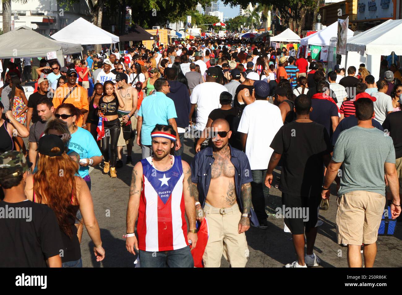 MIAMI, FLORIDA: Annual street fair and cultural festival of Latin ...