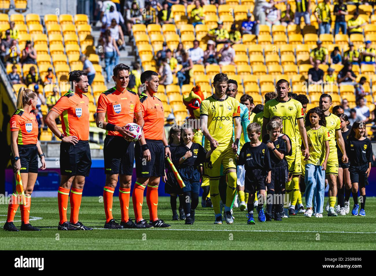 Wellington, New Zealand, 28 December, 2024. Wellington Phoenix captain ...