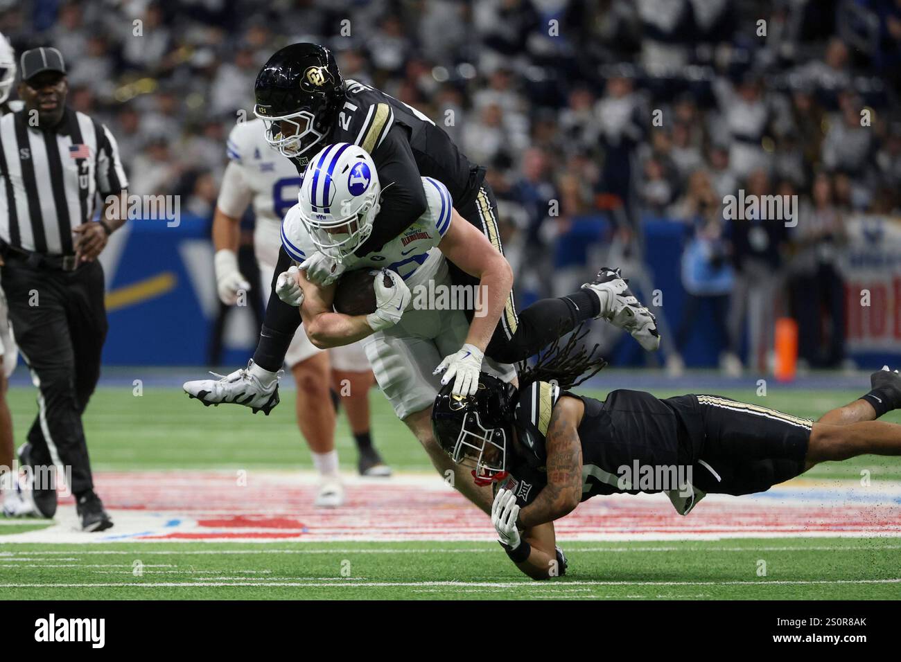 SAN ANTONIO, TX - DECEMBER 28: Colorado Buffaloes safety Shilo Sanders ...