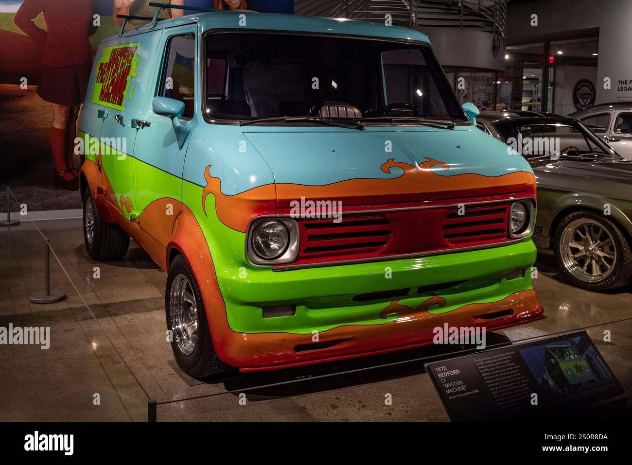 The Mystery Machine is Scooby-Doo's iconic van, brightly colored with ...
