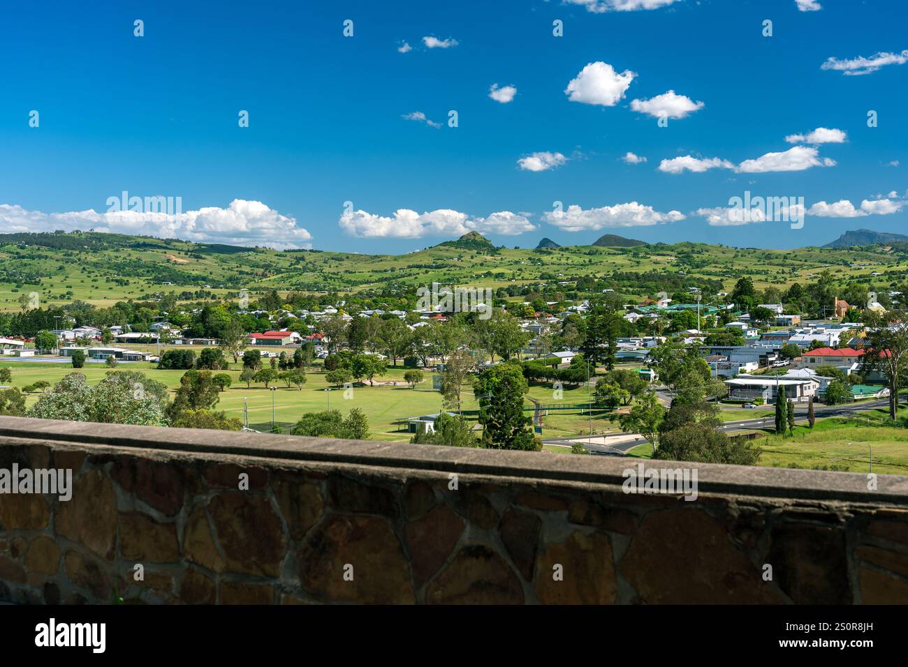 Boonah, QLD, Australia - Town lookout as seen from Bicentennial Place ...