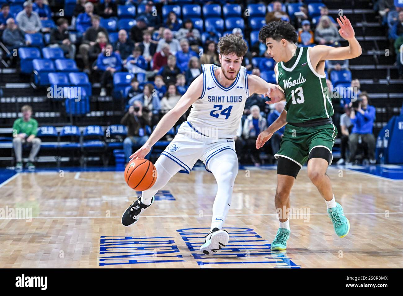 DECEMBER 28, 2024: Saint Louis Billikens guard Gibson Jimerson (24 ...
