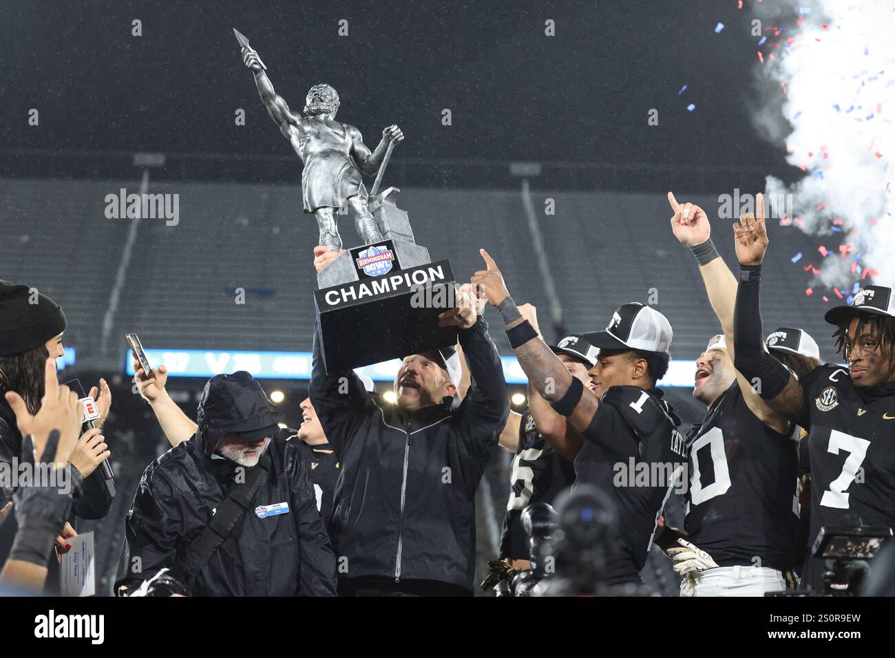 BIRMINGHAM, AL - DECEMBER 27: Vanderbilt University Head Coach Clark ...