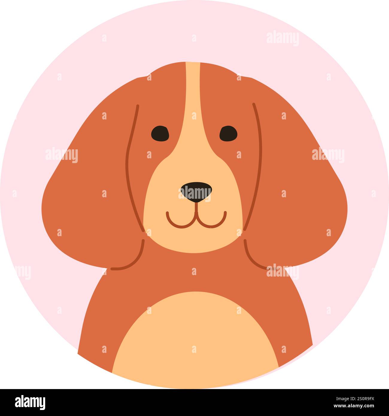 Basset hound puppy eyes Stock Vector Images - Alamy