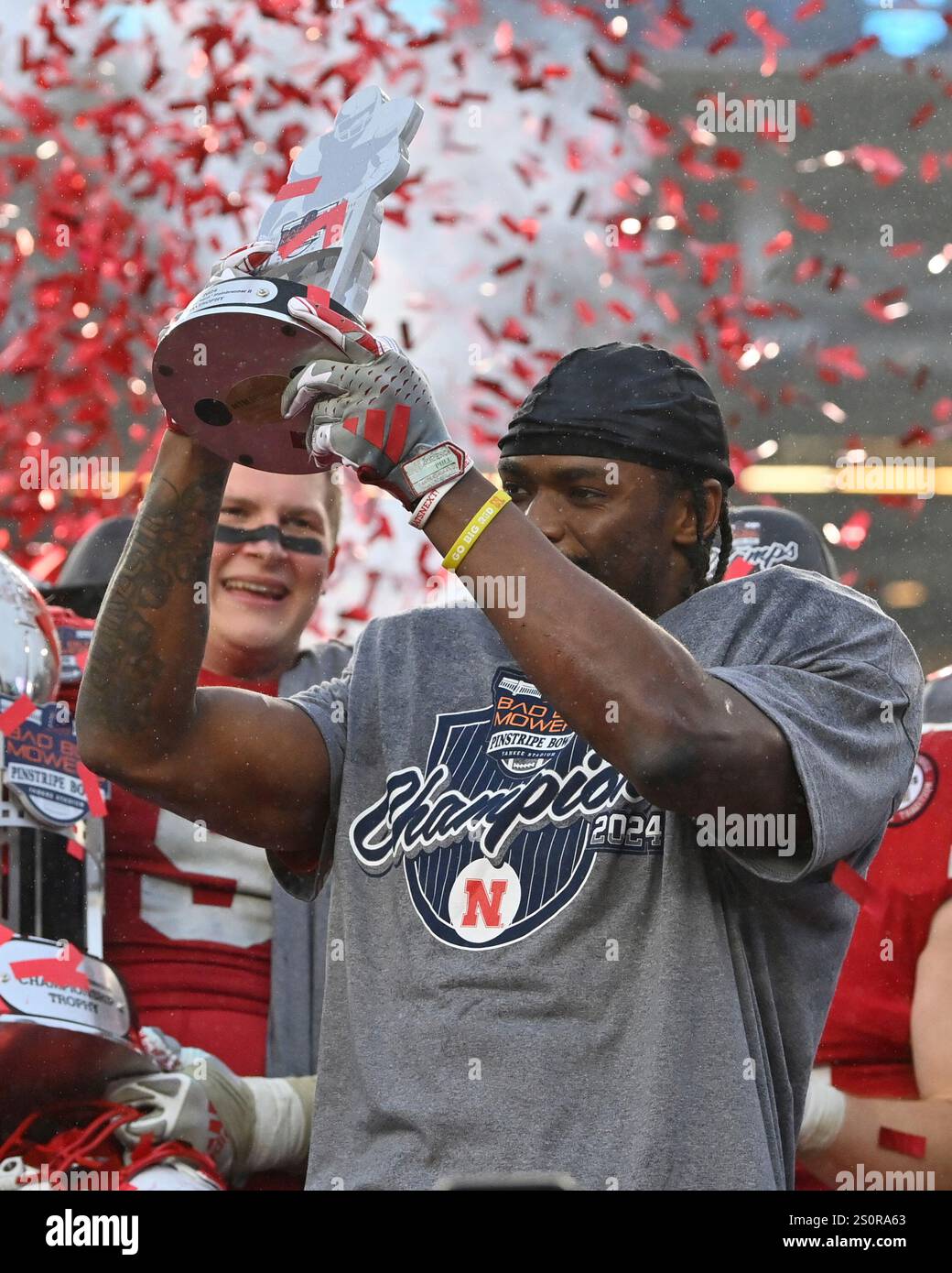 BRONX, NY - DECEMBER 28: Nebraska Cornhuskers running back Rahmir ...