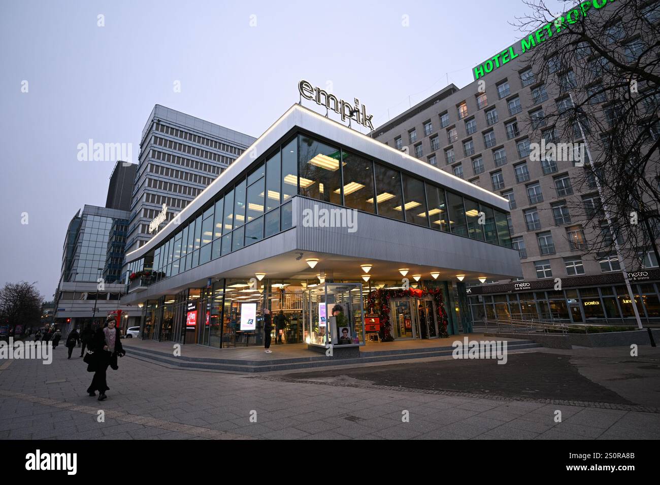 Warsaw, Poland. 28th Dec, 2024. The new Empik bookstore, built in the ...