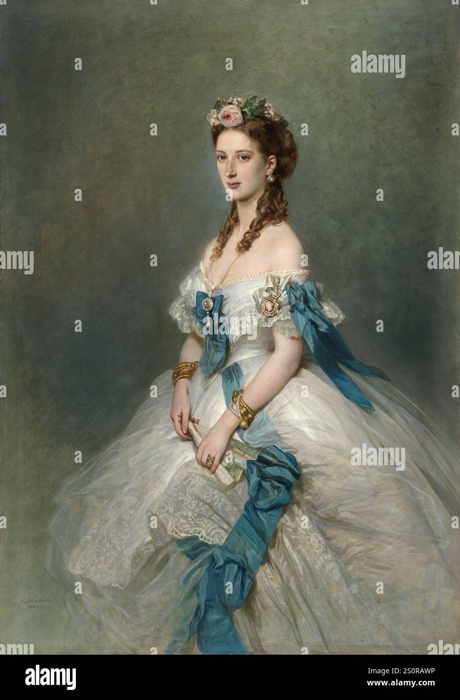 Portrait of Alexandra of Denmark is an 1864 portrait painting by the ...