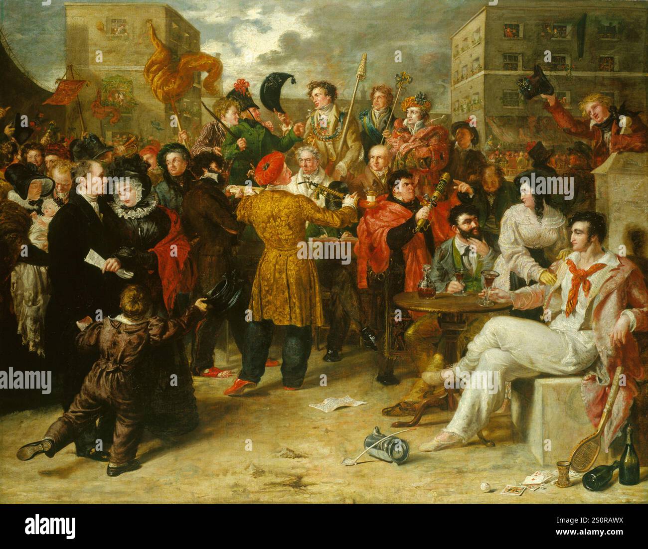 The Mock Election is an 1827 genre painting by the British artist ...