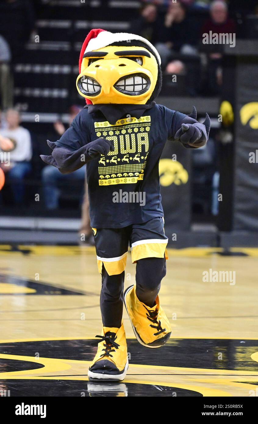 IOWA CITY, IA - DECEMBER 20: Iowa's mascot, Herky, was all decked out ...