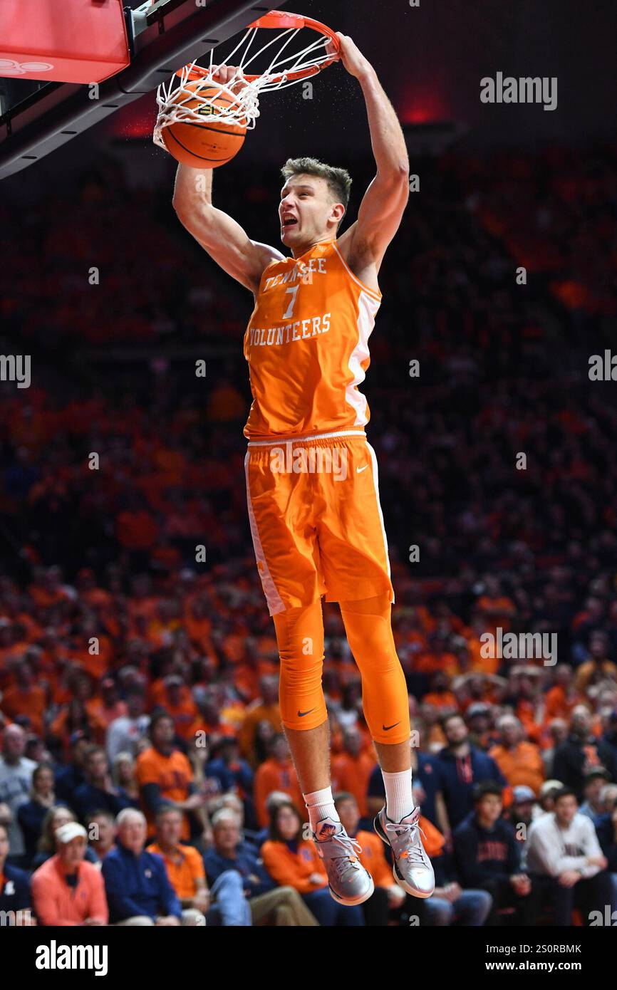 CHAMPAIGN, IL - DECEMBER 14: Tennessee Volunteers Forward Igor Milicic ...
