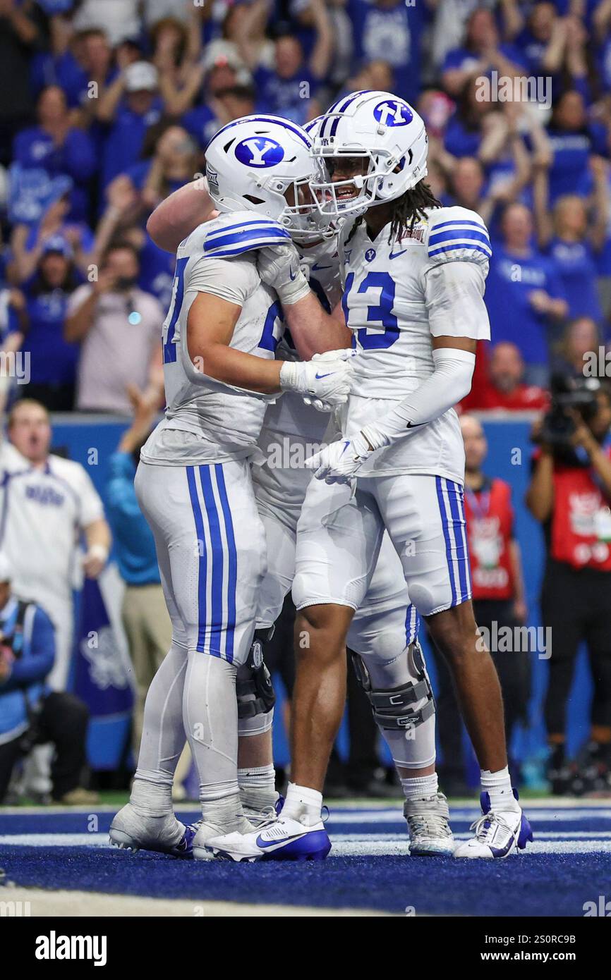SAN ANTONIO, TX - DECEMBER 28: Brigham Young Cougars running back LJ ...