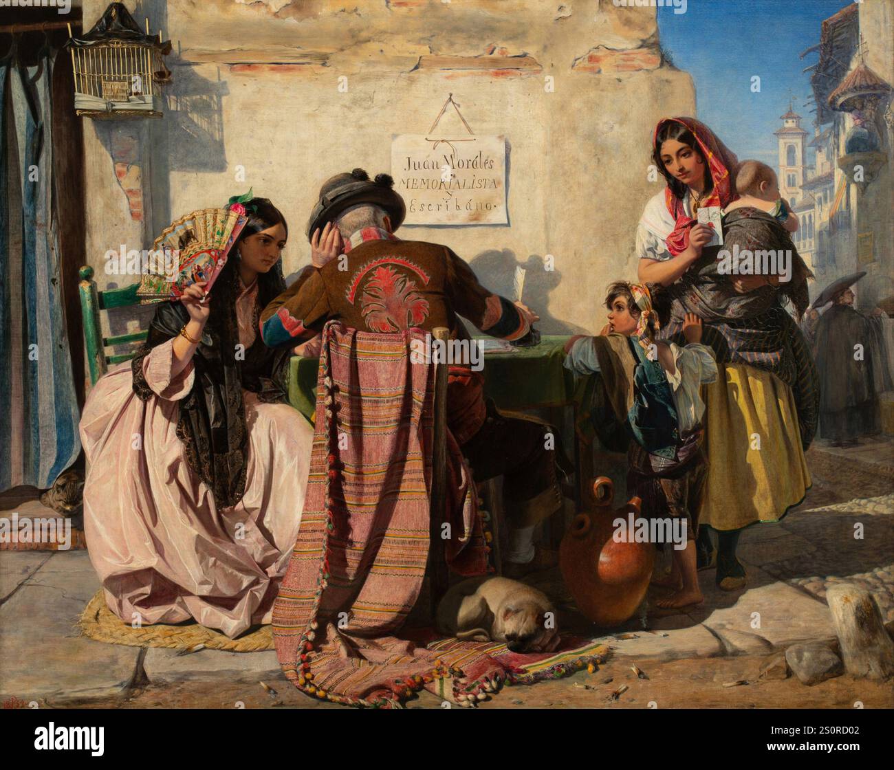 John Phillip (1817-67) - The Letter-Writer of Seville - - Royal ...