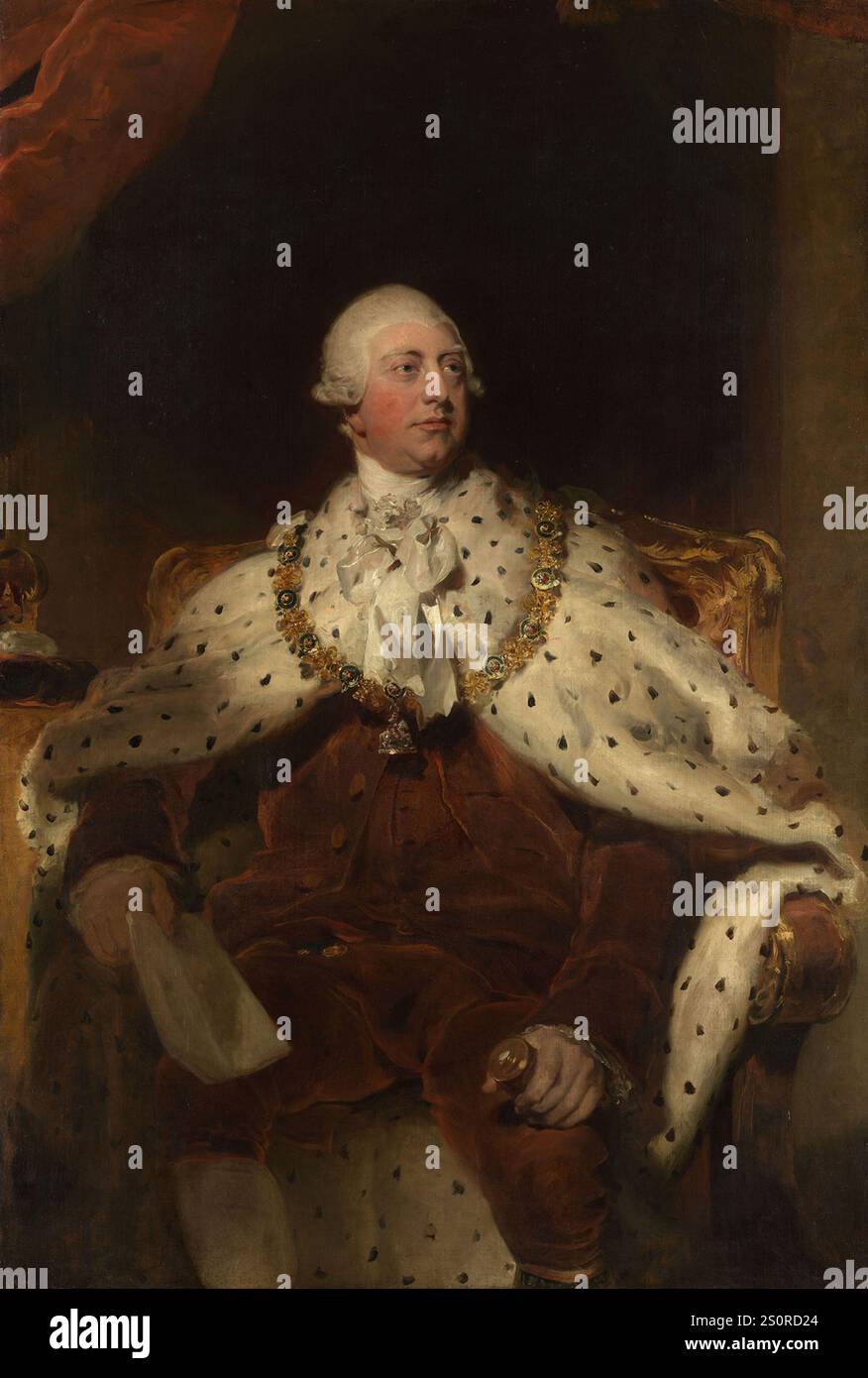 Sir Thomas Lawrence (1769-1830) - George III (1738-1820) - RCIN 402405 ...