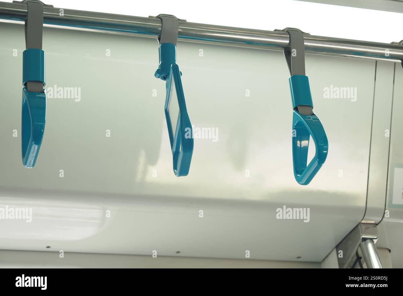 The Modern Public Transport Grip Handles come in a stylish blue color ...