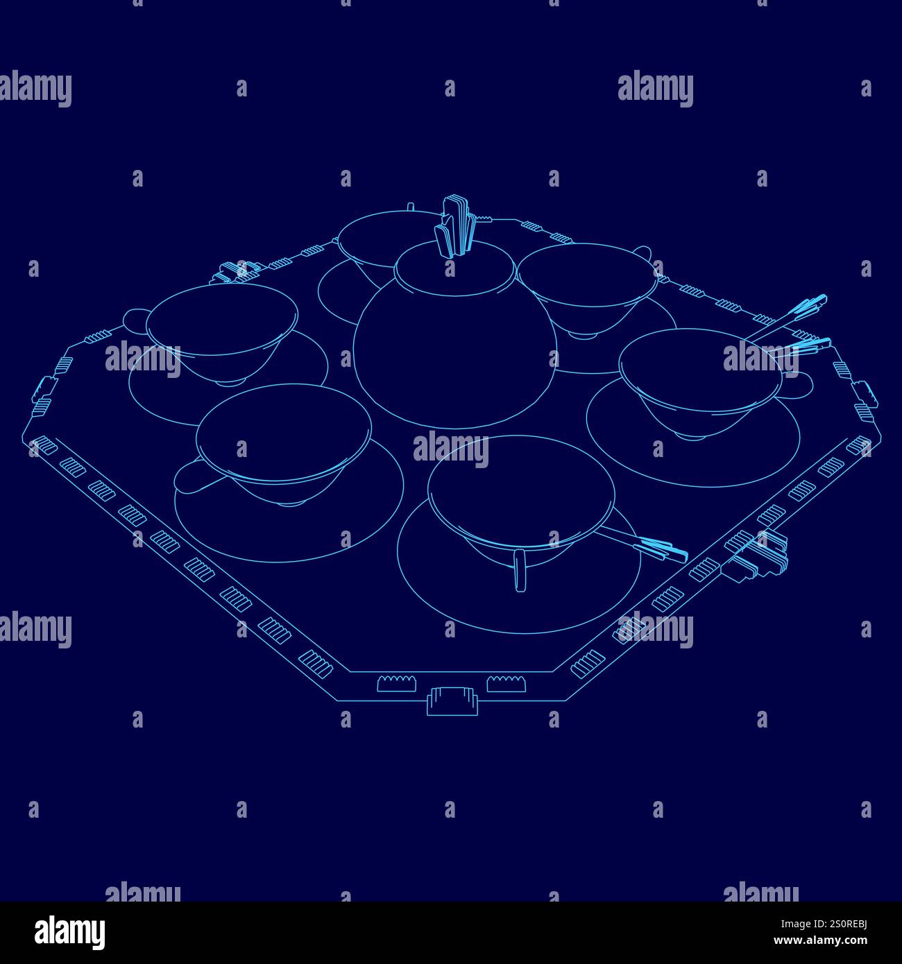 Rubber cups Stock Vector Images - Alamy