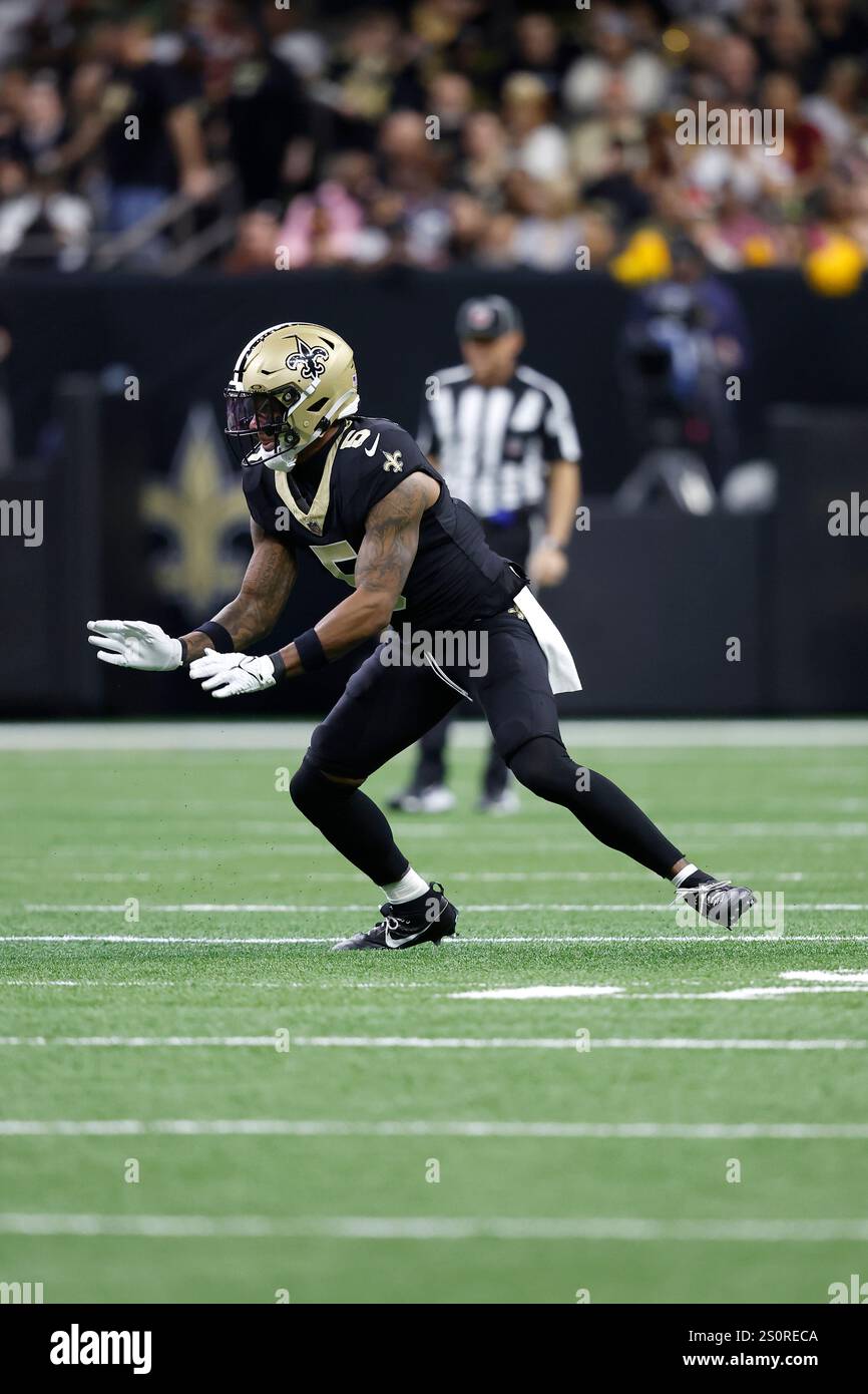 New Orleans Saints cornerback Will Harris (5) defends during an NFL ...