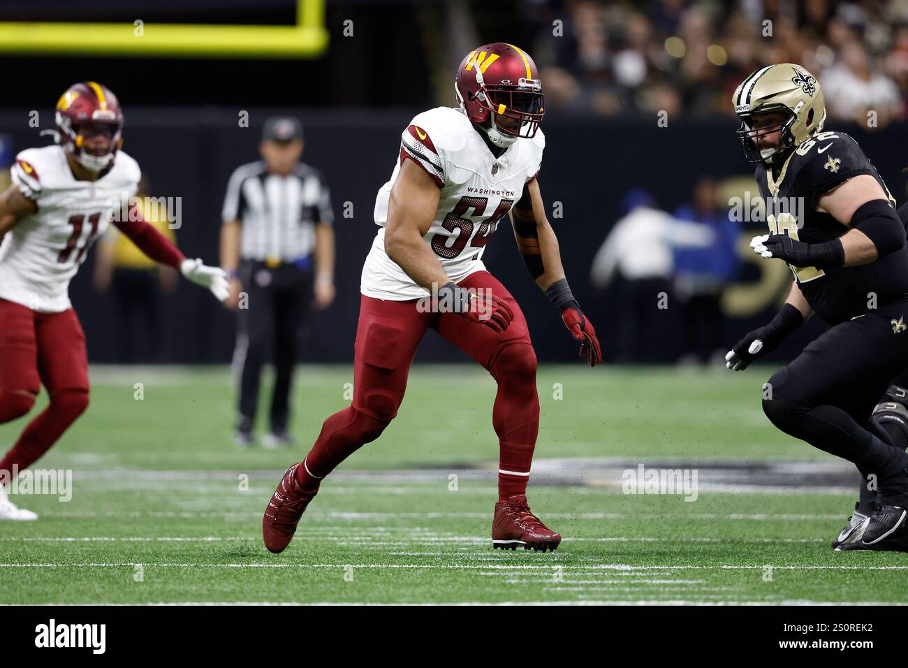 Washington Commanders linebacker Bobby Wagner (54) defends during an ...