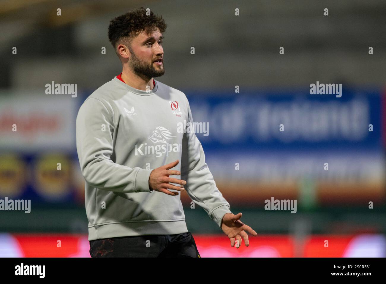 Ben Carson of Ulster during the United Rugby Championship Round 9 match ...