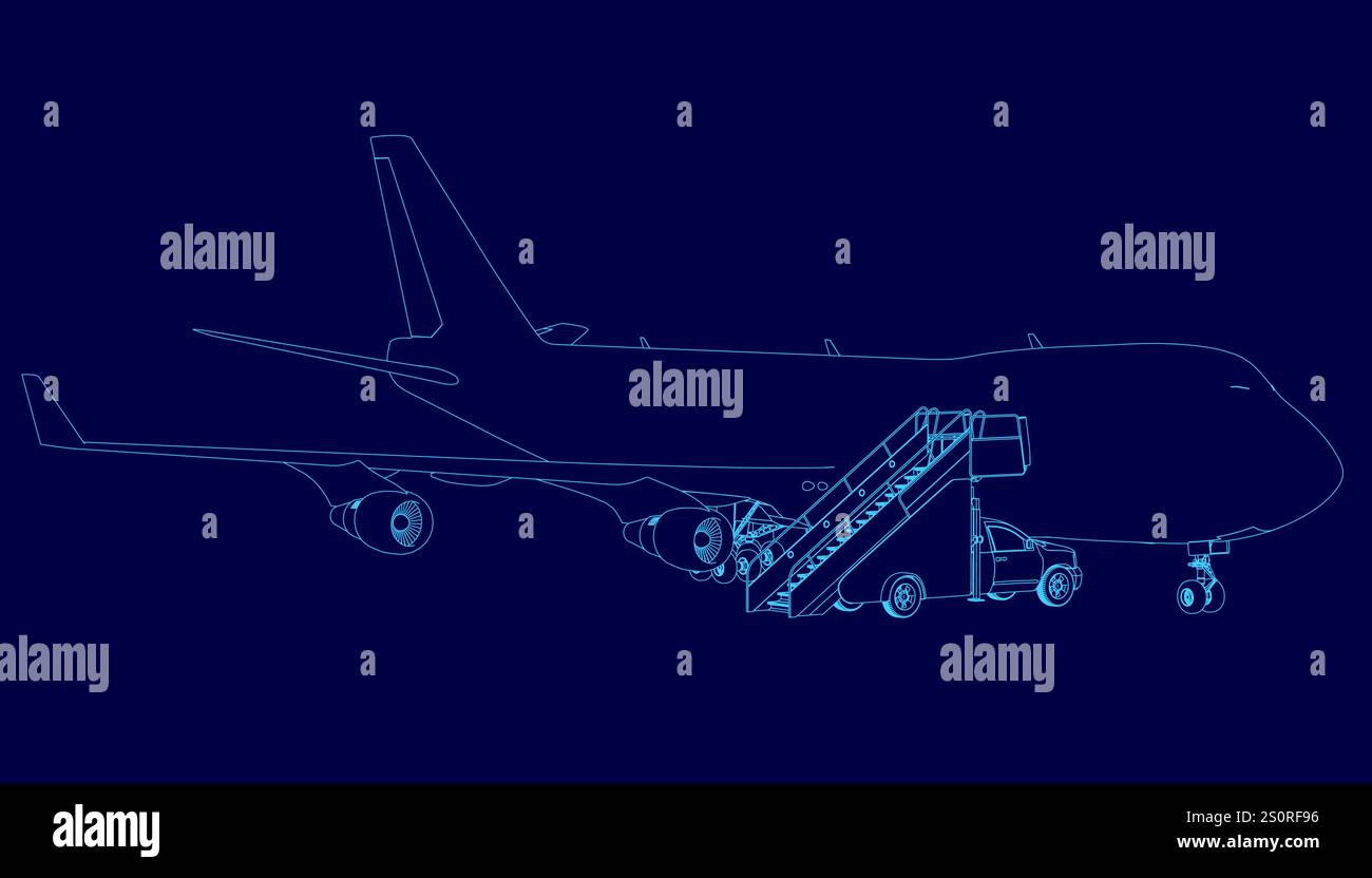 Cargo jetliner Stock Vector Images - Alamy