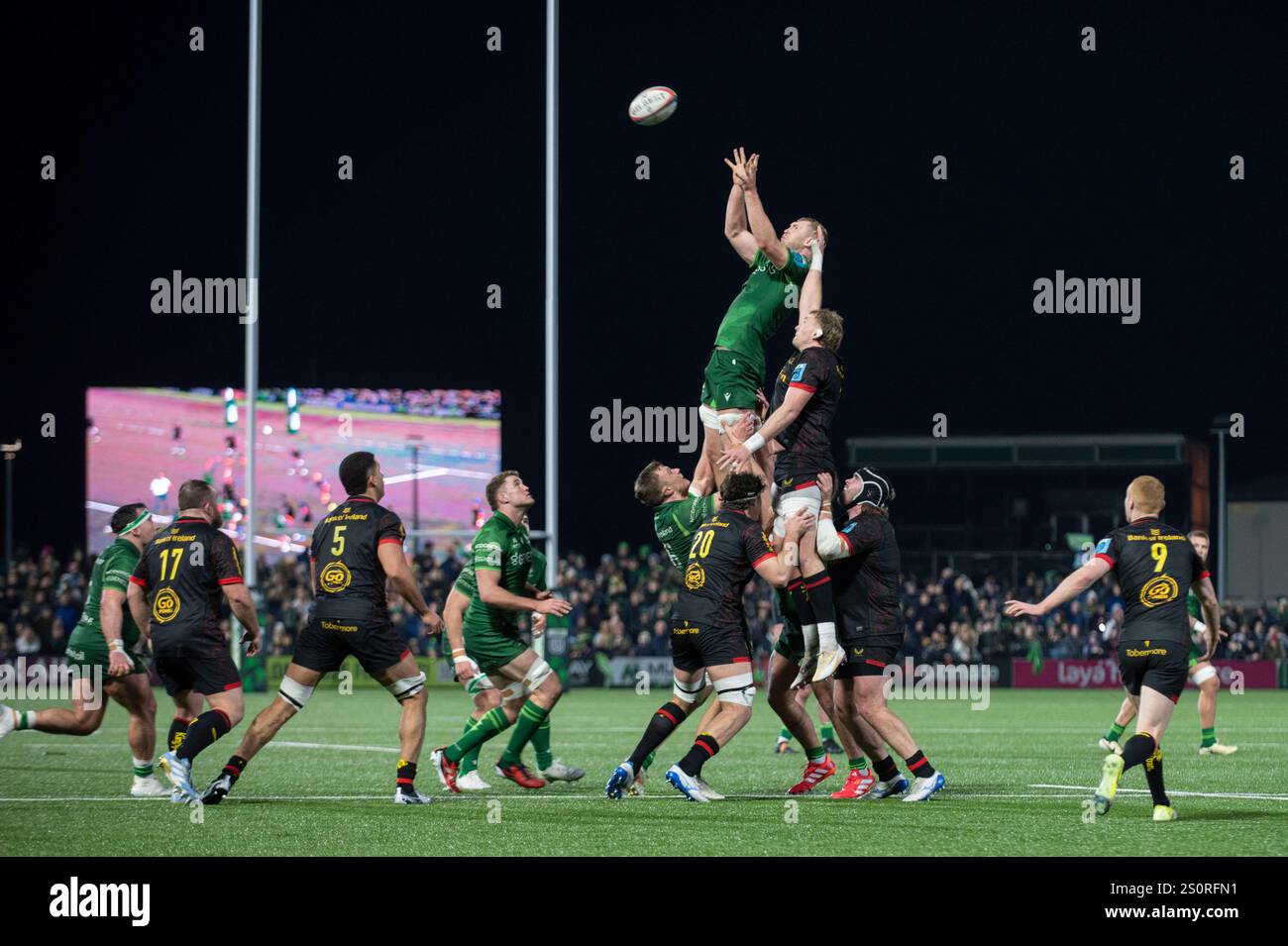 Galway, Ireland. 29th Dec, 2024. Players in action during the United ...