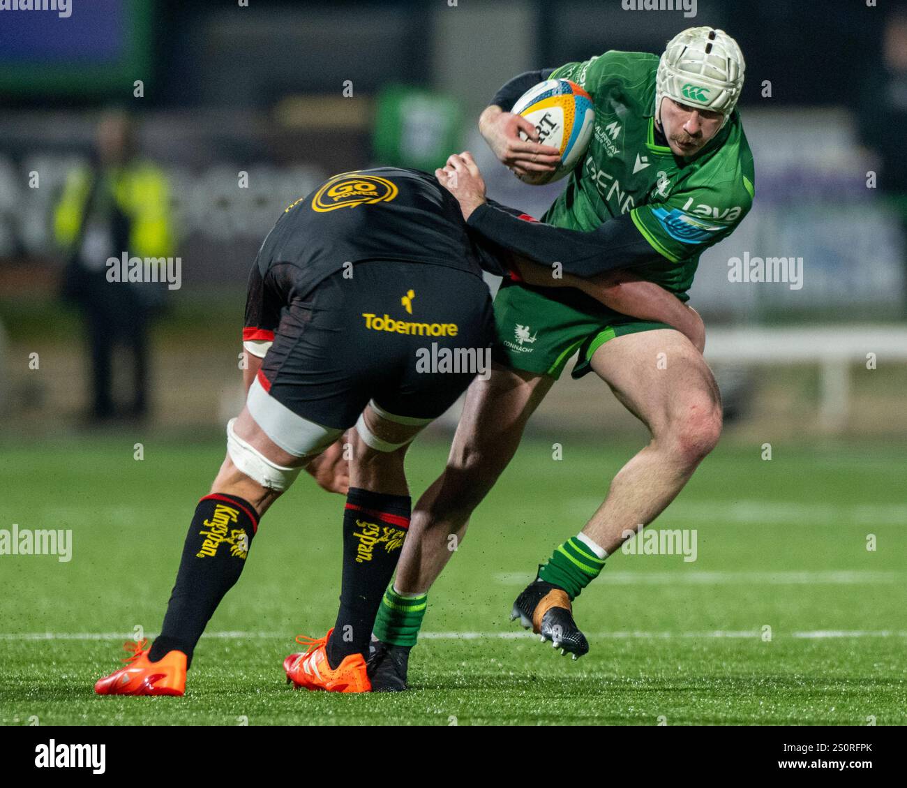 Galway, Ireland. 29th Dec, 2024. Mack Hansen of Connacht during the ...
